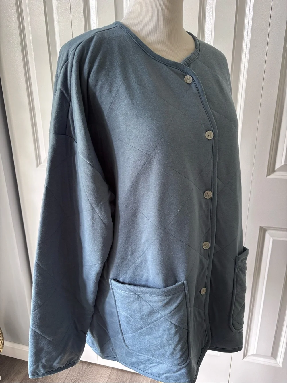 Cuddl Duds | Jackets & Coats | New Cuddl Duds Quilted Buttonfront ...